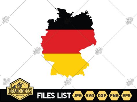 Germany State Shape Svg Germany Svg Germany Cut Files Germany