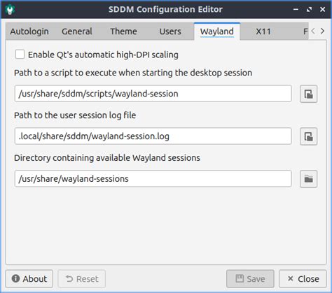 Chapter SDDM Configuration Lubuntu Manual Documentation