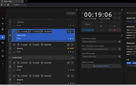 Ontime Is A Self Hosted Event Management Application For Teams