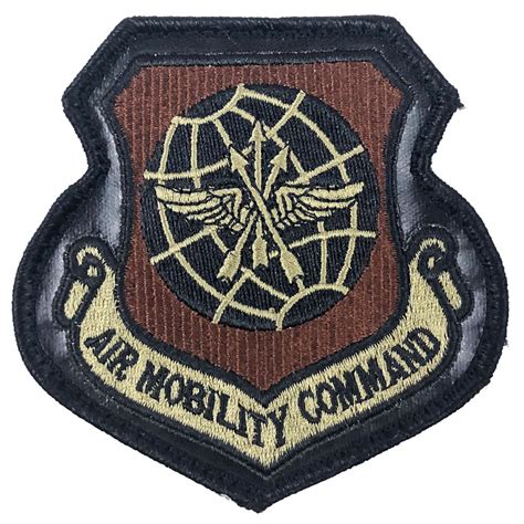 Air Force Patch Air Mobility Command Ocp With Leather And Hook Vanguard Industries