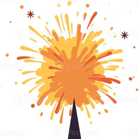 Firework Exploding Celebrating Icon Isolated 55084317 Png