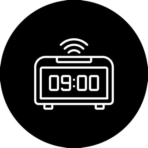 Smart Clock Vector Icon Style 22547306 Vector Art At Vecteezy