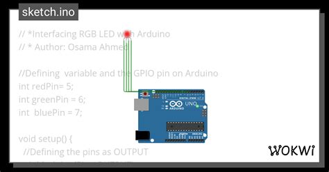 Multi Colour Led Light Wokwi Esp32 Stm32 Arduino Simulator