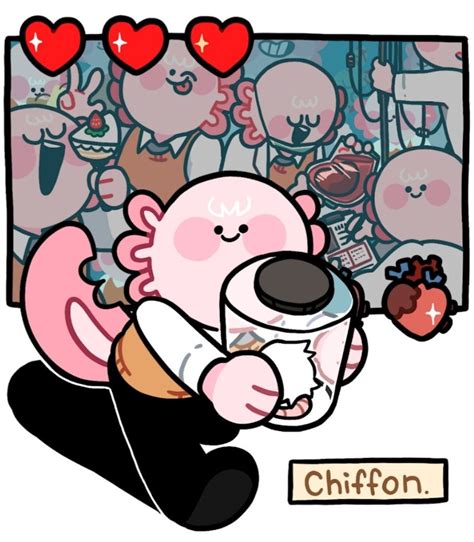 Sir Fluff Chiffon 💗💕 Funky Art Art Prompts Character Design