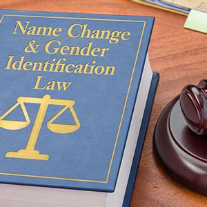 Name Change Gender Identification Maryland