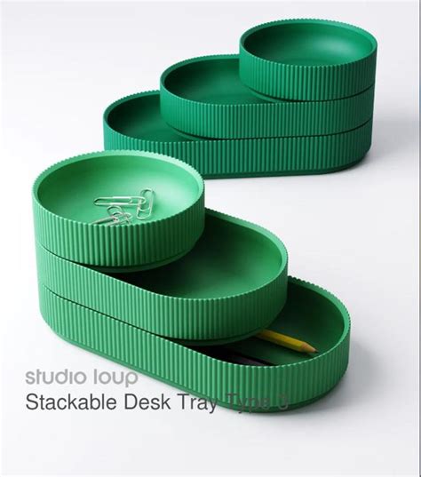 Stackable Desk Tray Type 3 Modern Organizer Set Desk Storage
