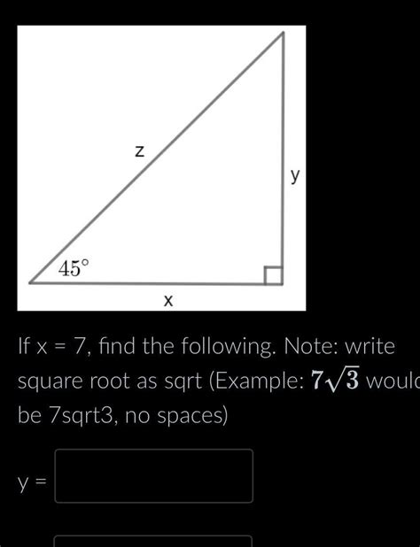 [answered] 45 Y N X If X 7 Find The Following Note Write Square Root As Kunduz