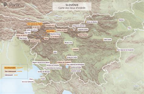 Cartes De La Slovénie Toutes Les Cartes Touristiques Pour Préparer