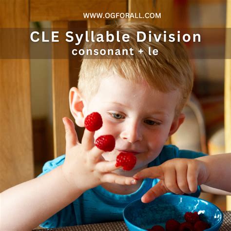 How To Teach Consonant Le Syllable Pattern Video Orton Gillingham