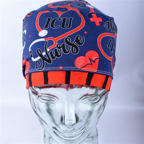 Stretchy Full Coverage Scrub Cap Icu Nurse Scrub Cap Hats