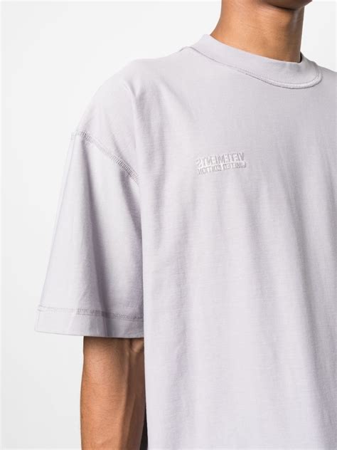 Vetements Logo Cotton T Shirt Vetements