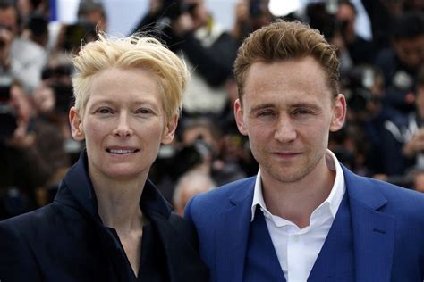 Tom Hiddleston Tilda Swinton Attend The Photocall For ‘only Lovers