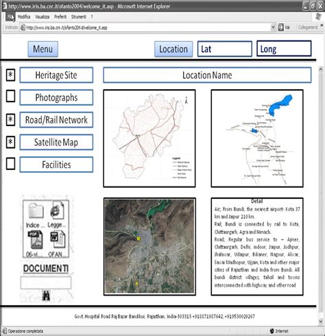 web based information system architecture important places taragarh