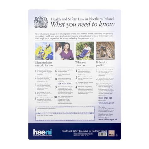 Health Safety Poster Sign Laminated Paper Safety Poster 420mm X My