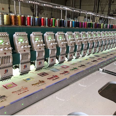 1200rpm High Speed 18 Heads Computerized Tajima Embroidery Machine Rice