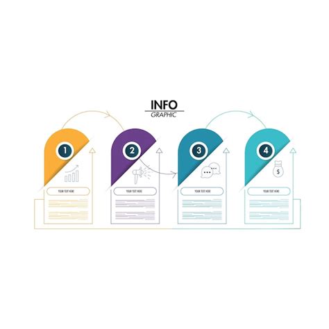 Premium Vector Business Data Visualization Process Chart Abstract
