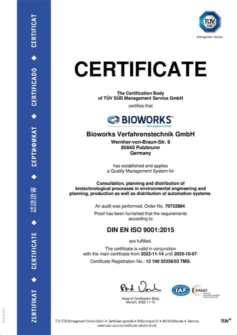 Bioworks Verfahrenstechnik On Linkedin Teamwork Iso9001