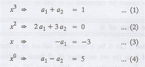 Linear Combinations And Systems Of Linear Equations