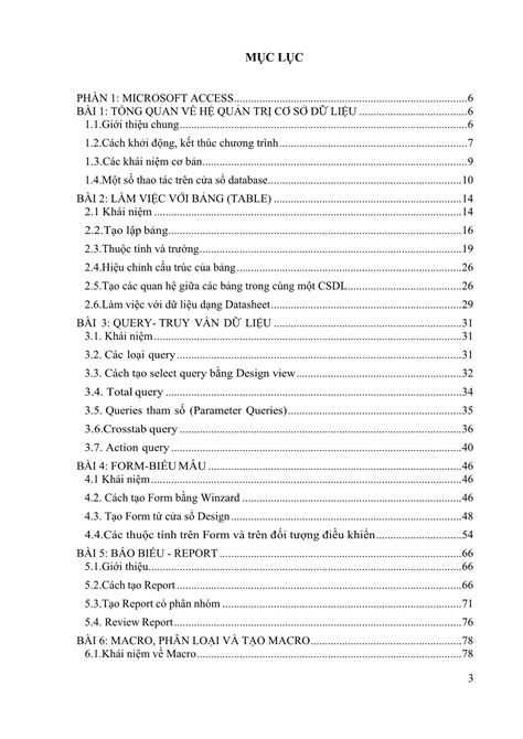 Giáo Trình Quản Trị Csdl Với Access Nghề Quản Trị Mạng Máy Tính