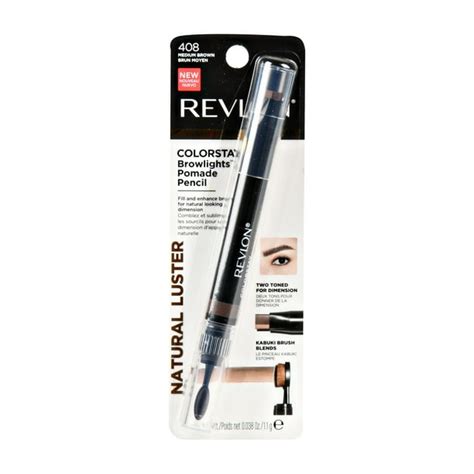Revlon Colorstay Browlights Eyebrow Pencil And Brow Highlighter Medium Brown