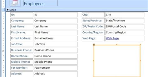 Storing Bitmap Images In Oleobject Attachments Fields ~ Learn Ms Access