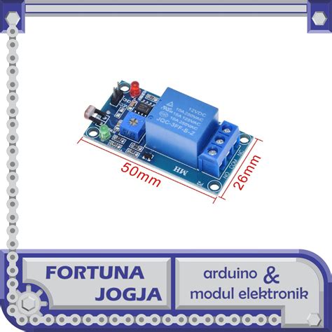 Jual Modul Relay Cahaya Photoswitch Input Dc 5v 12v Ldr Light Sensor