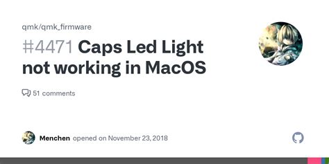 Caps Led Light Not Working In Macos · Issue 4471 · Qmkqmkfirmware