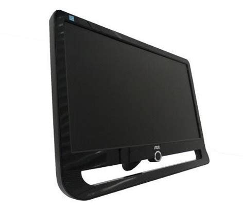 Monitor Aoc LCD 21 5 F22 Widescreen Cabos Glossy Piano Black 110V 220V Bivolt