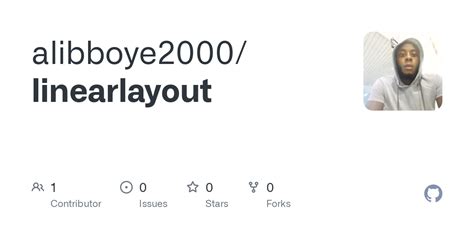 GitHub Alibboye Linearlayout