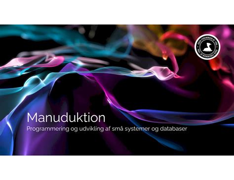 Programmering Manuduktion Manuduktion Programmering Og Udvikling Af Små Systemer Og