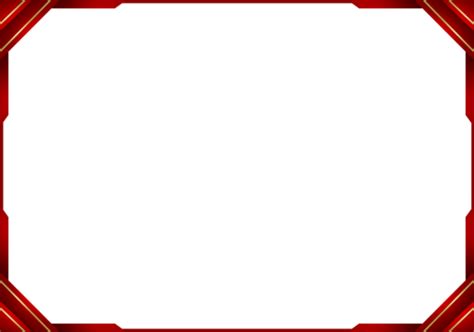 빨간 우아한 테두리 인증서 설계 프레임 국경 자격증 인증서 테두리 Png 일러스트 및 Psd 이미지 무료 다운로드 Pngtree