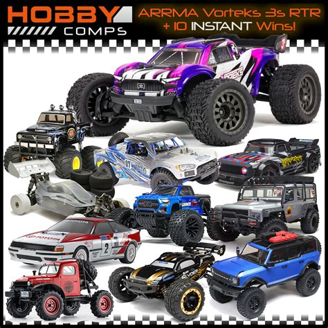 ARRMA Vorteks S BLX RTR INSTANT WINS Hobby Comps