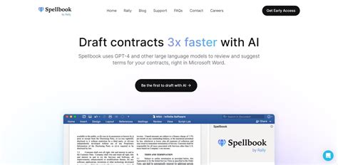 Spellbook Ai Law Contract Drafting And Reviewing Using Gpt 4