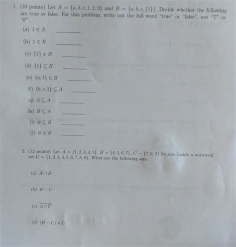 Solved Points Let A A B C And B Chegg Com