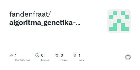 Github Fandenfraat Algoritma Genetika Penjadwalan Kuliah