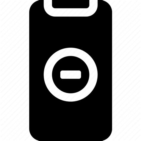 Delete Device Iphone Minus Mobile X Icon Download On Iconfinder