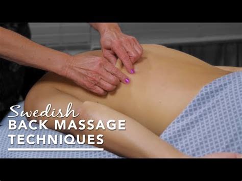 What Is A Swedish Back Neck And Shoulder Massage