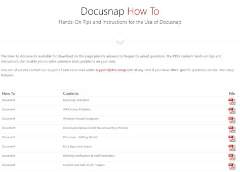 Support Help Docusnap Documentation Docusnap Docs