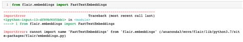 Cannot Import Fasttextembeddings Issue Flairnlp Flair Github