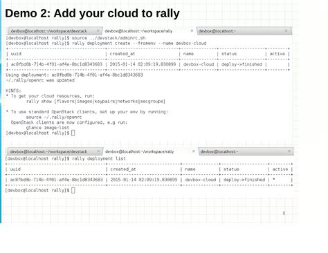 Rally Openstack Benchmarking Ppt