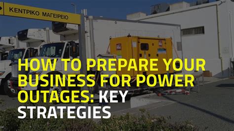 How To Prepare Your Business For Power Outages Key Strategies Psilos Mobile Energy Systems