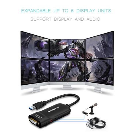Wavlink USB To DVI External Video Card Graphic Display Adapter Supports P Resolution For