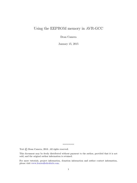 Eeprom Pdf Pointer Computer Programming Subroutine