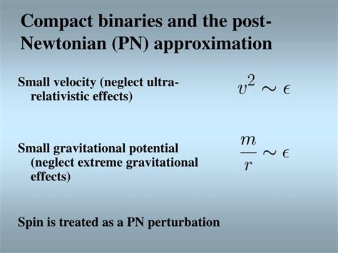 Ppt Gravitational Waves Emitted By Inspiralling Compact Binaries Powerpoint Presentation Id