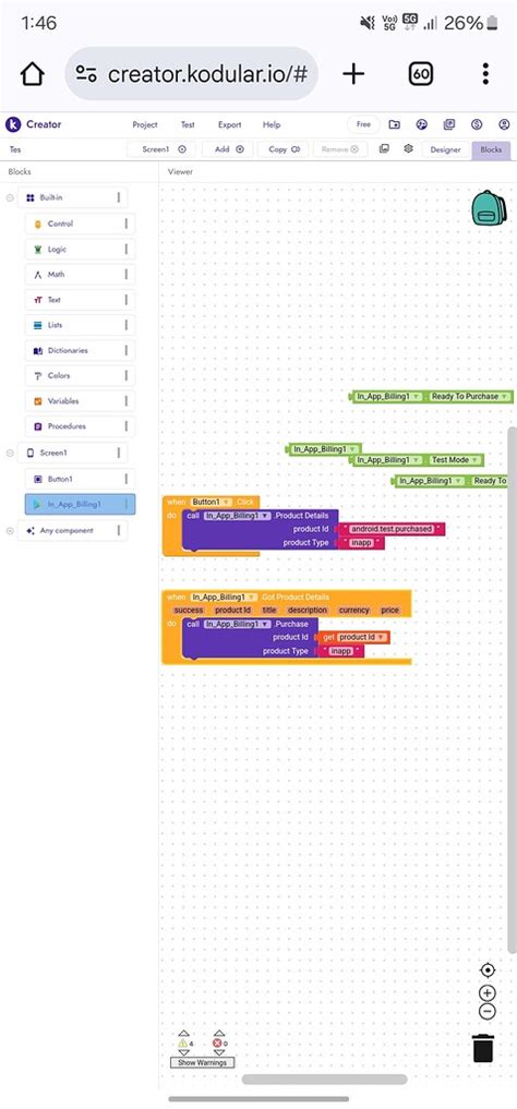 Help Needed In App Billing Not Working In Latest Kodular Update Discuss Kodular Community