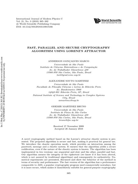 Paper 4 Pdf Cryptography Chaos Theory