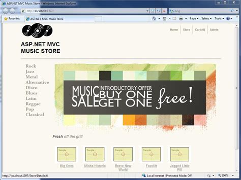 MVC Music Store Tutorial