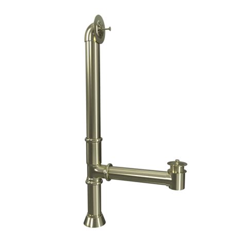 Polished Brass Overflow Drain Coppersmith
