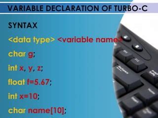 Variable Declaration PPT Programming Languages Computing