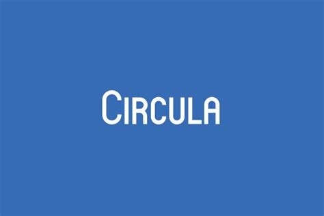 Circula Font Free All Free Fonts
